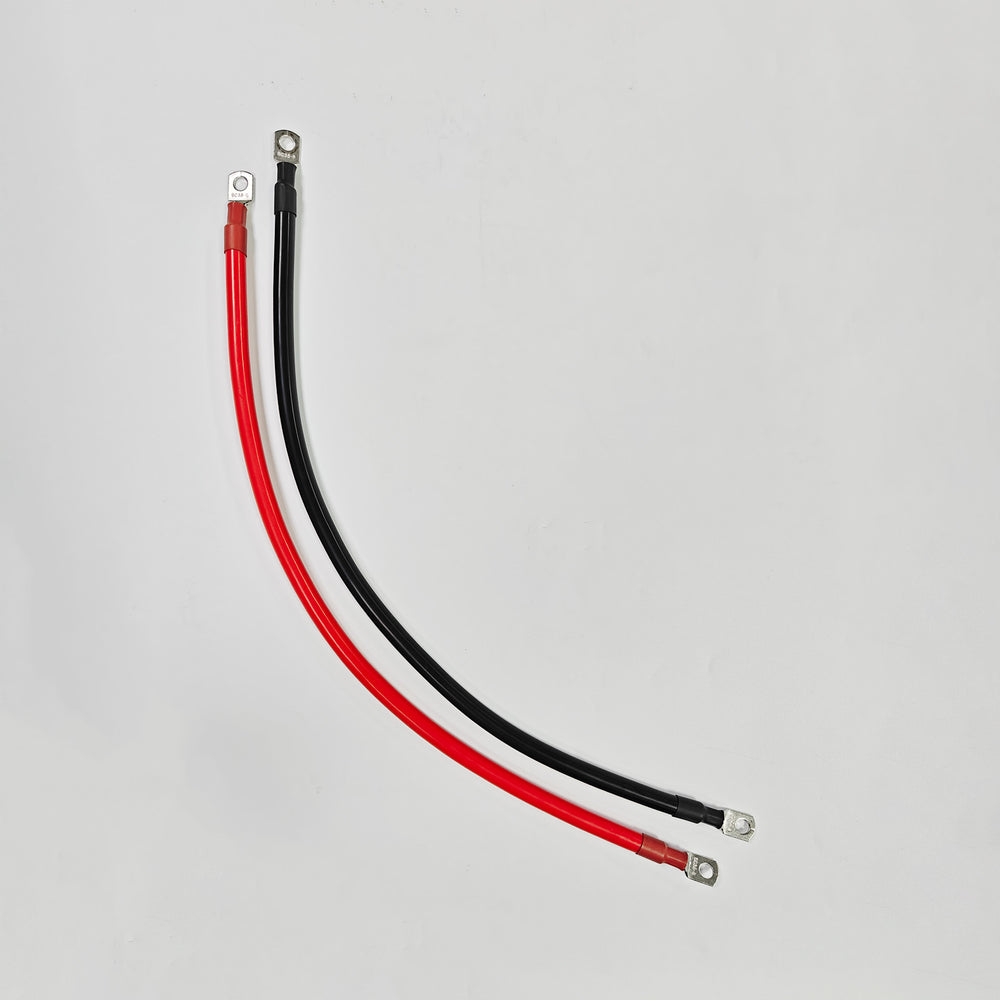 LANPWR 2 AWG 600V Battery Interconnect Cables 50cm Set