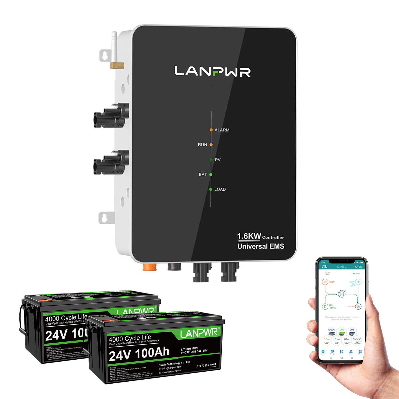LANPWR Smart Solar Universal EMS Controller - Upgrading Balcony Microi