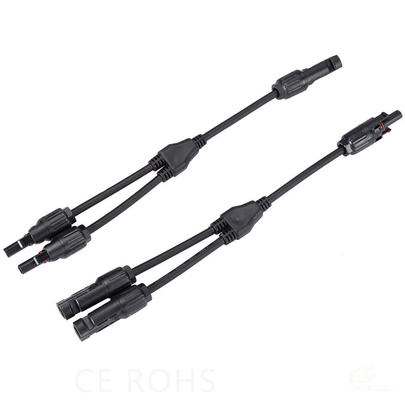 1 Pair Solar MC4 Y Parallel Branch Connector